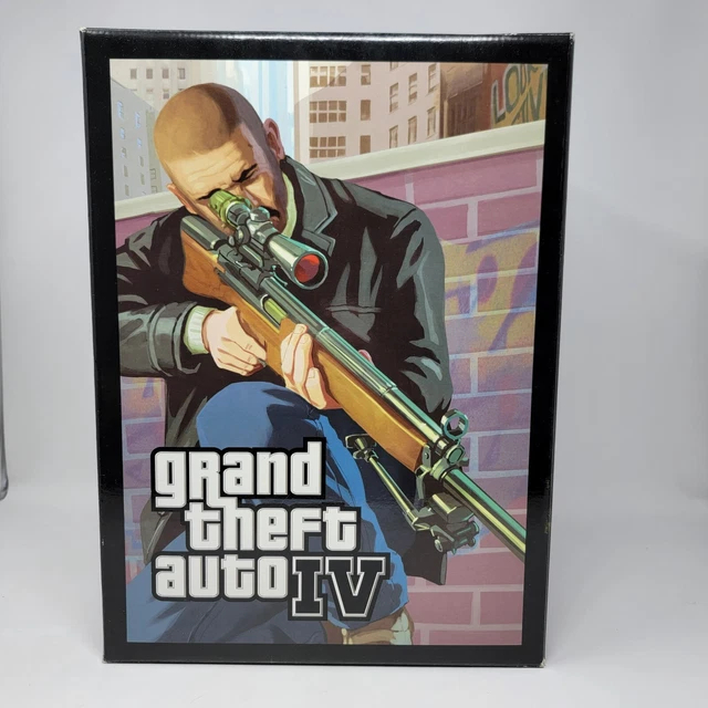 GRAND THEFT AUTO IV Game Store Box Display Piece Xbox 360 Playstation 3 ...