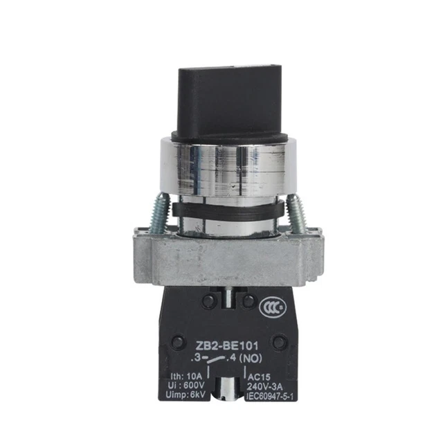 22MM XB2BD33 BD53 BD35 Self Locking Rotary Knob Switch for Industrial ...