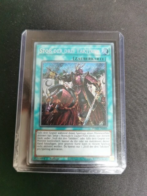YU-GI-OH! STOSS DER drei Taktiken/Triple Tactics Thrust PHHY-DE069 DE 1.Edition EUR 35,00 ...