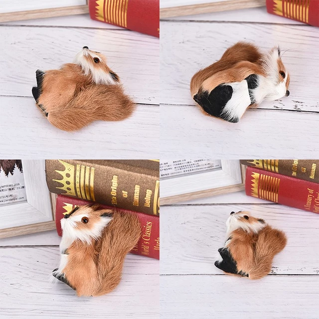 SIMULATION SQUIRREL PLUSH Stuffed Doll Animal Toy Children Gift Home ...