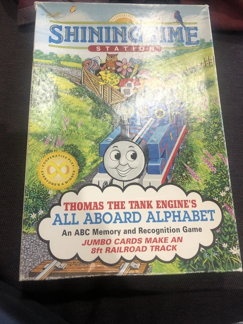 VINTAGE THOMAS ALL Aboard Alphabet Game Shining Time Station 1992 ...
