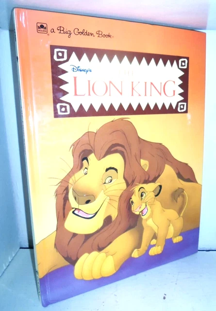DISNEY'S THE LION King 1994 A Big Golden Book ~ Oversized HC Book £16. ...