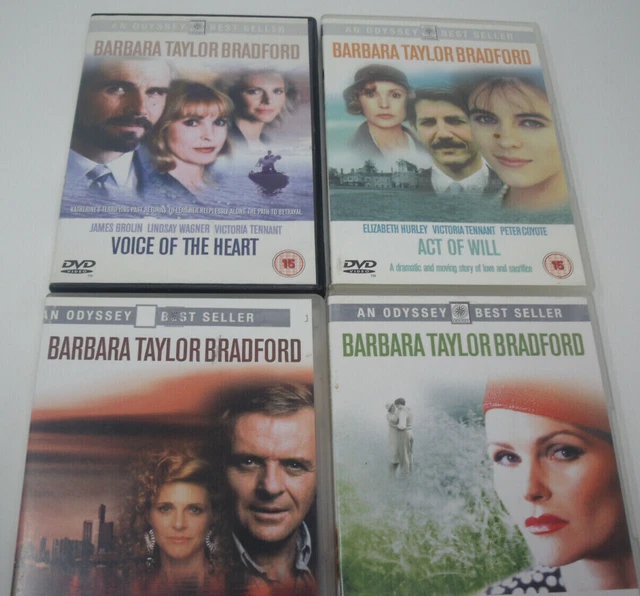 BARBARA TAYLOR BRADFORD Collection of FOUR DVDs (2003) VGC private ...