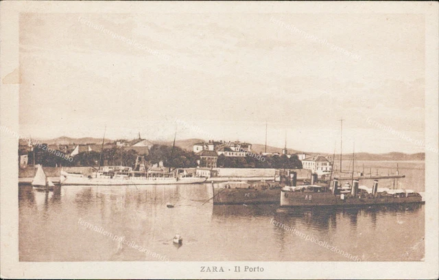 AO378 CARTOLINA ZARA il porto croazia EUR 10,50 - PicClick IT