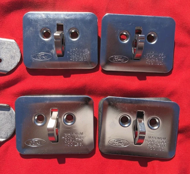 NOS VINTAGE FORD Hide A Hook Tie Downs F150 F250 F350 F100 Truck Stake ...