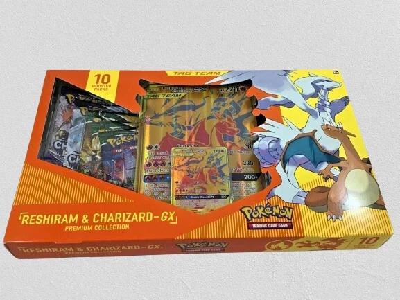 POKEMON - RESHIRAM & Charizard GX Premium Collection Tag Team - English ...