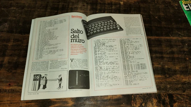 RIVISTA MAGAZINE VINTAGE commodore Amiga MSX Sinclair spectrum giochi ...