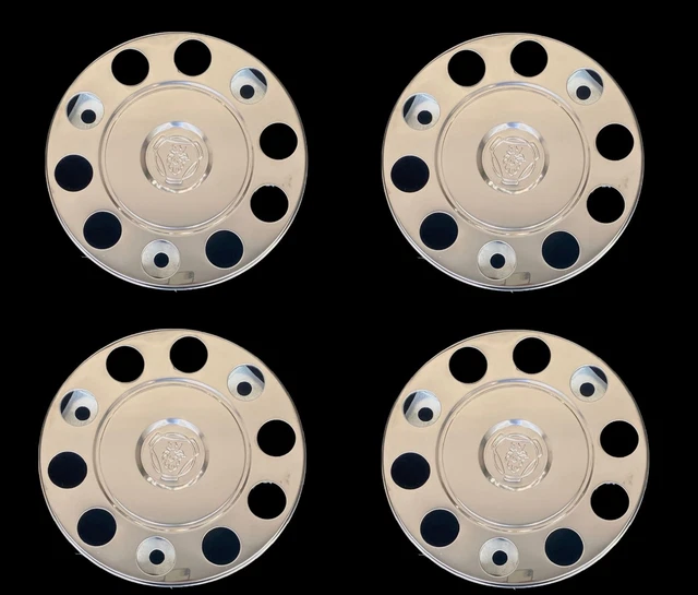 FOR SCANIA TRUCK Stainless Steel 22.5" Truck Wheel Trim Covers 4 Pcs £ ...