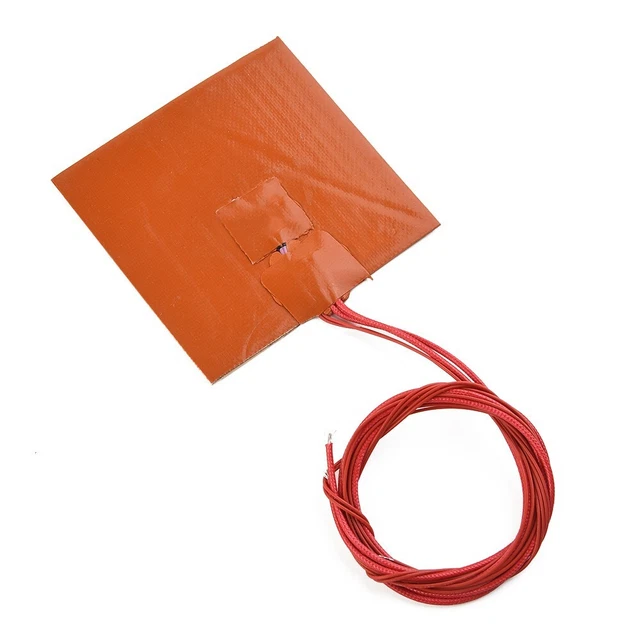 IMPROVED HEAT CONDUCTIVITY with 24V 60W Silicone Heating Mat 100x100mm ...