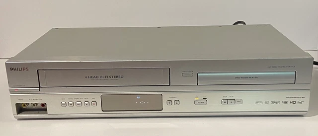 PHILIPS DVP3200V VCR/VHS DVD Combo Player 4 Head HI-FI Stereo - Please ...