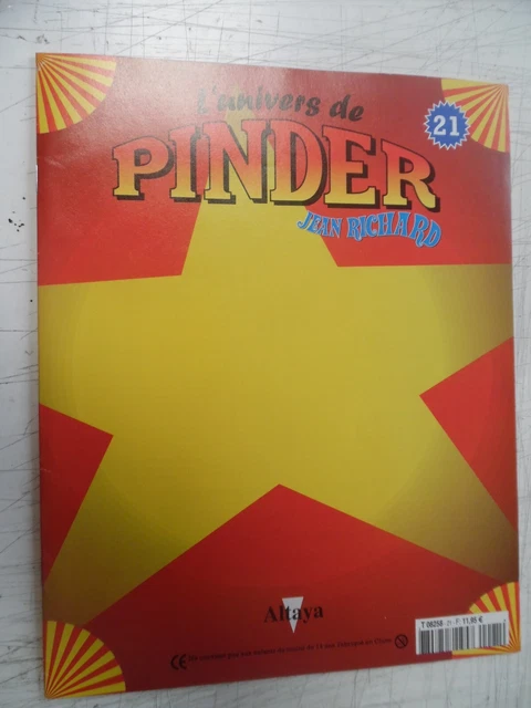 L UNIVERS DE Pinder Jean Richard -Fascicule No 21- Avec Affiche-Altaya ...