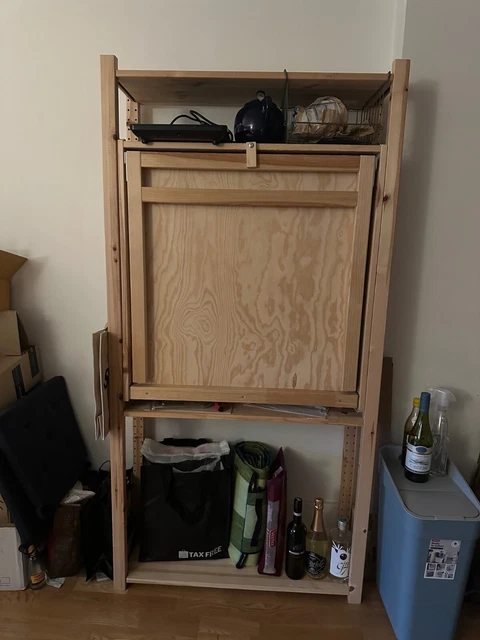IKEA IVAR SHELF Unit with Folding Table (2021) - AnyVan Delivery or ...