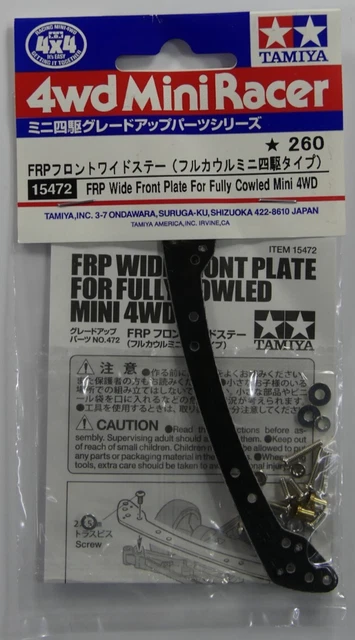 TAMIYA MINI 4WD Racer GFK breite Frontplatte für Cowled 2013 Mini 4WD ...