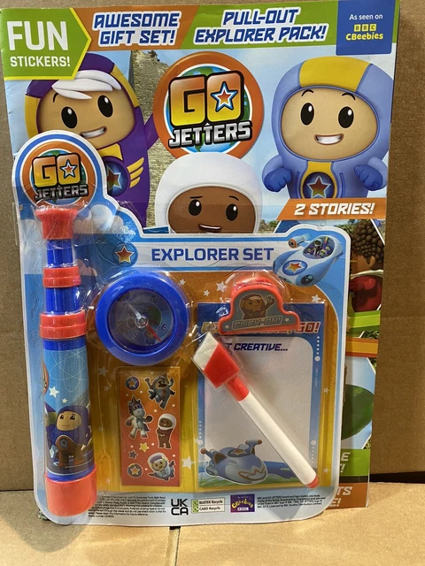 CBEEBIES GO JETTERS magazine #86 2024 Puzzles Colouring - Explorer set ...