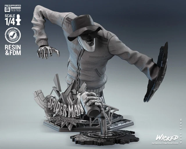 Spiderman Bust 3D Model FOR SALE! - PicClick UK