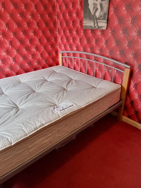 KING SIZE BED Frame Mattress Not Included £63.10 - PicClick UK