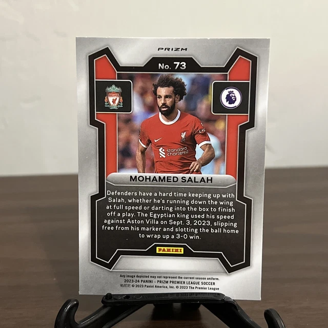 2023-24 MOHAMED SALAH Panini Prizm EPL glace fissurée #73 Liverpool FC EUR 22,14 - PicClick FR