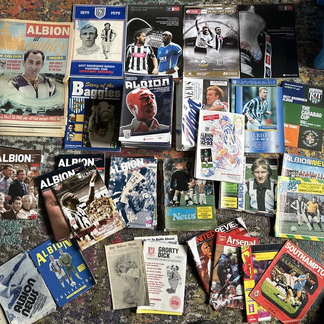 WEST BROMWICH ALBION Football Programs- 70s To Present Day £26.68 ...