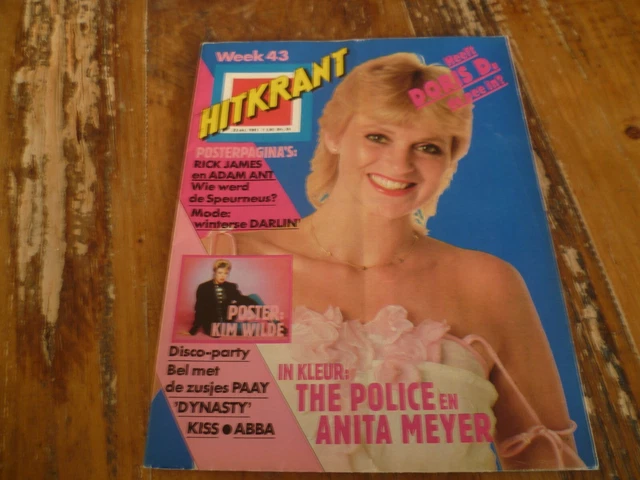 HITKRANT 1981 # 43 - Kim Wilde(Poster)/Abba/Police/Rick James/Doris D ...