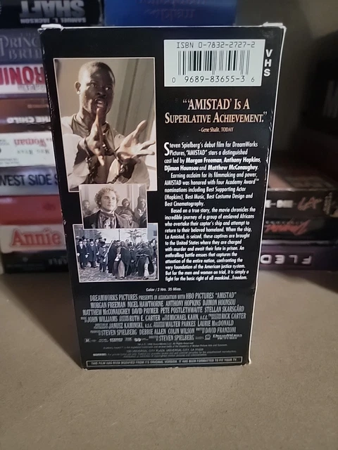 AMISTAD (VHS, 1998) Morgan Freeman Steven Spielberg £1.79 - PicClick UK