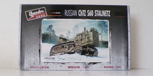 THUNDER MODEL RUSSIAN ChTZ S60 STALINETZ KIT MINT BOXED 1:35 £19.99 ...
