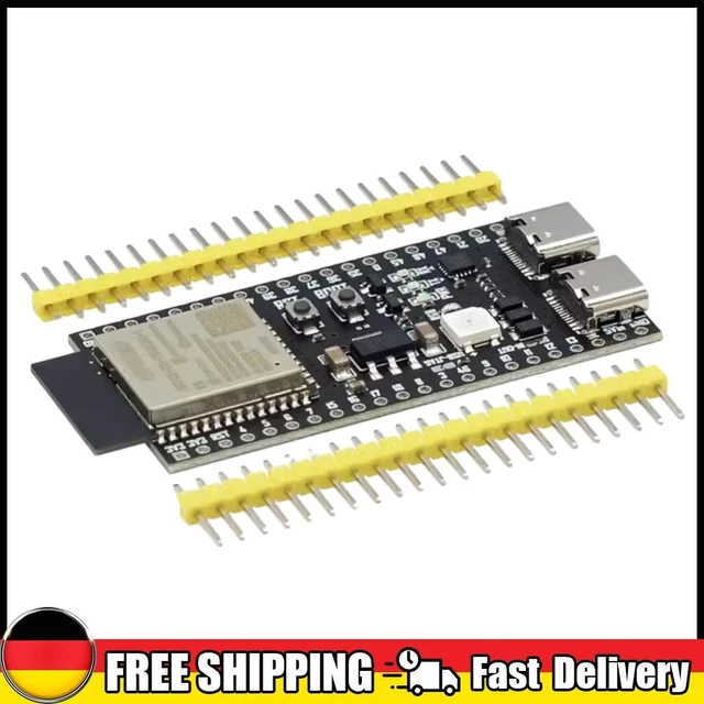 ESP32/ ESP32-S3/ESP32-C3 ENTWICKLUNGSBOARD Dual Typ-C (N16R8 nicht verschweißt) EUR 8,57 ...