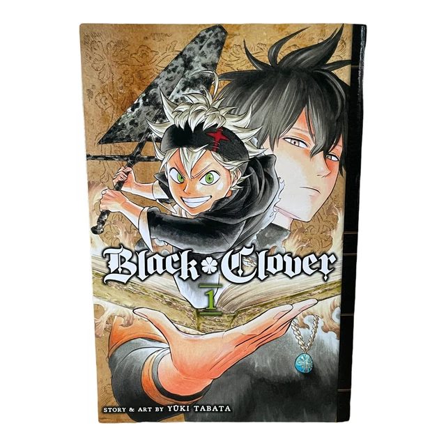 BLACK CLOVER VOL. 1 Manga by Yûki Tabata - English/VIZ/Shonen Jump 🐙 ...
