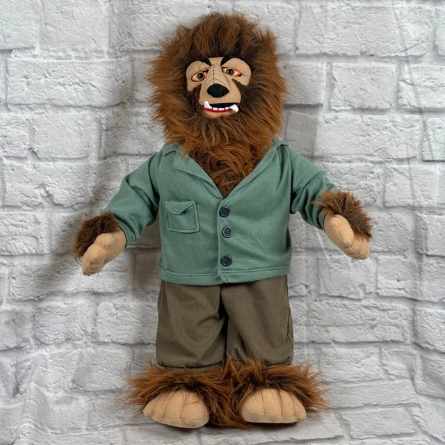 VTG 1999 UNIVERSAL Studios Stuffins Monsters Wolfman Grand 22 " Peluche ...