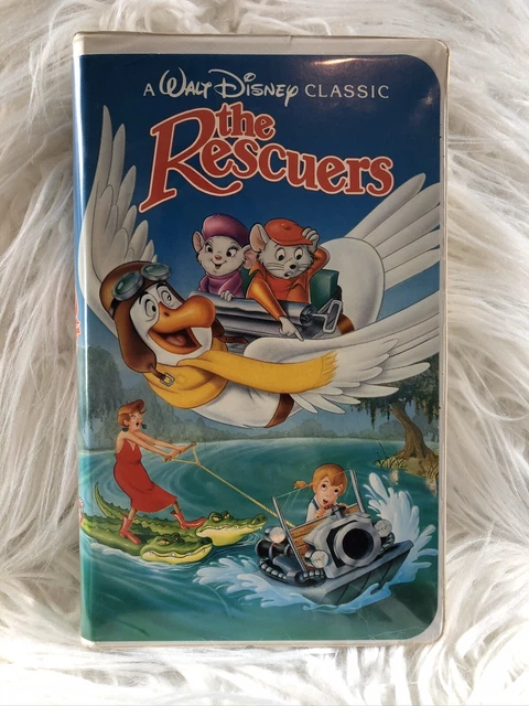 WALT DISNEY’S THE Rescuers VHS 1992 black diamond The Classics ...