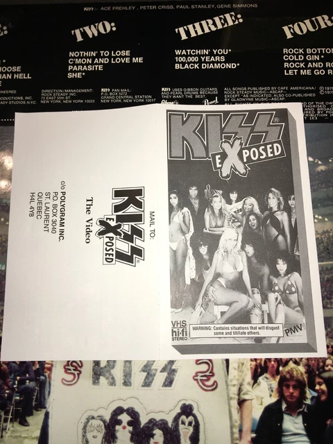 KISS RARE ALBUM insert from Asylum & Creatures. Free ship to Canada ...