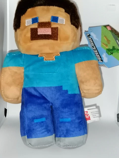 MATTEL MINECRAFT STEVE 20cm Plush Toy Officially licensed Steve plush ...