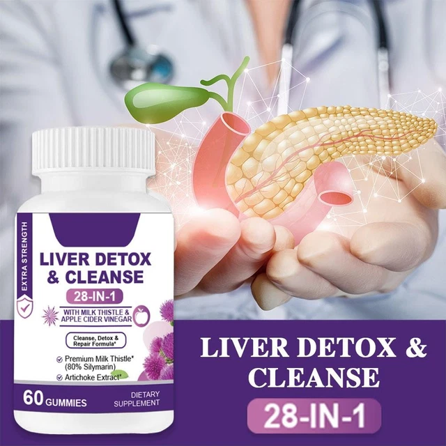 LIVER DETOX GUMMIES Liver Care, Detoxification, Liver Support, Health & Repair ∽ £7.42 - PicClick UK