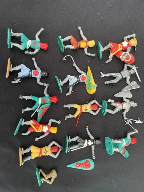 JOB LOT OF Timpo Plastic Knight Figures £15.51 - PicClick UK