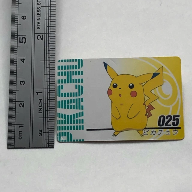 MINI CARTE PIKACHU Pokemon version animation Nintendo du Japon japonais ...