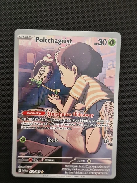 POKÉMON - POLTCHAGEIST (TWM 171/167) Illustration Rare - Twilight ...