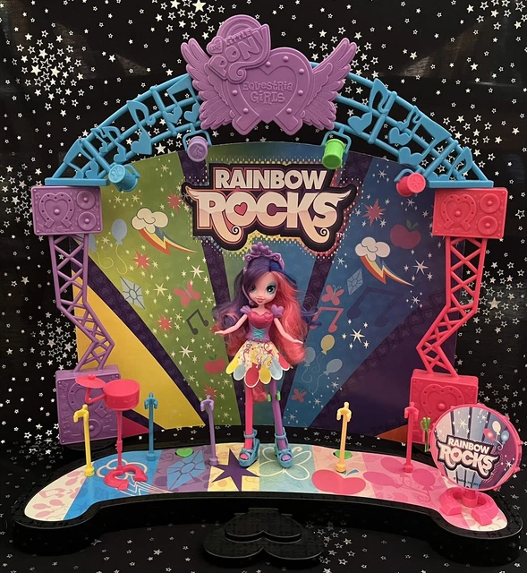 MY LITTLE PONY Equestria Girls Rainbow Rocks Mane Event Stage Playset £ ...