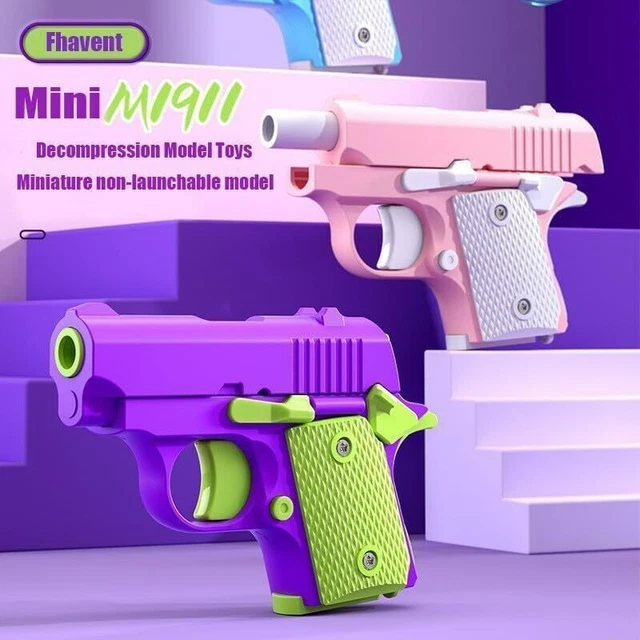 3D PRINTED GRAVITY Guns For Kids Adult Fidget Toy Sensory Toys Anti ...