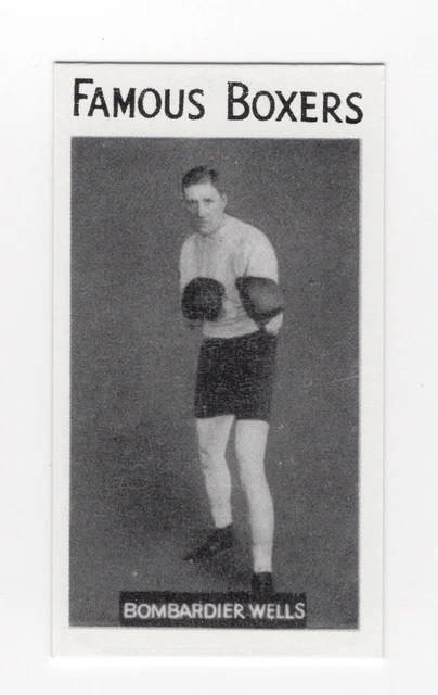 BOXING CARD - FAMOUS Boxer (Singleton Cole 1930 Repro) Bombardier Wells ...