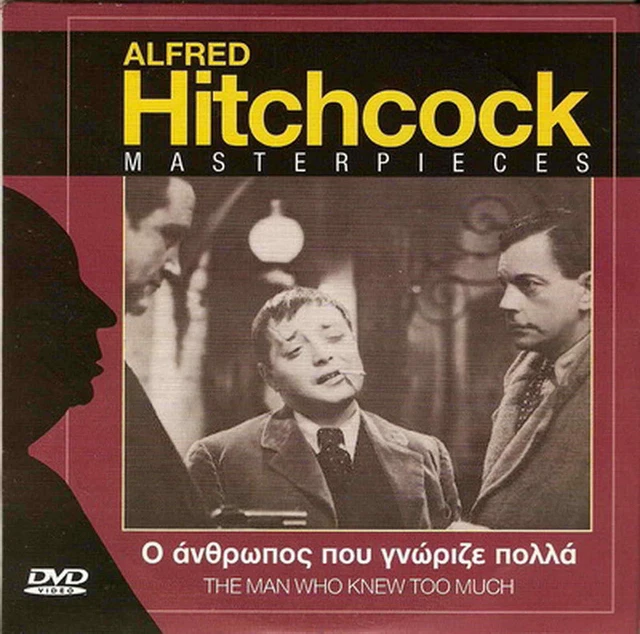 THE MAN WHO KNEW TOO MUCH (Leslie Banks, Edna Best, Alfred Hitchcock ...