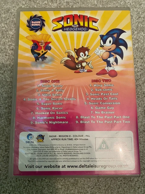 SONIC THE HEDGEHOG SatAM Discs One & Two 18 Episodes DIC DVD EUR 10,58 ...