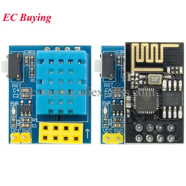 ESP8266 ESP-01 DHT11 Temp Humidity Sensor Module WiFi NodeMCU Smart ...