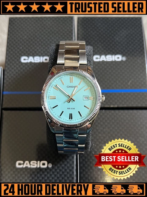 CASIO 'TIFFANY' STEEL Watch Brand New Sealed MTP-1302PD-2A2VEF EUR 84 ...