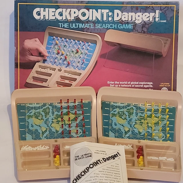 CHECKPOINT: DANGER! THE Ultimate Search Game Vintage Strategy Ideal ...