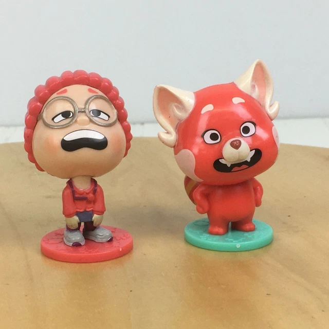 JUST PLAY DISNEY Pixar Turning Red Figurines Lot of 2 Mei Lee Panda Toy ...