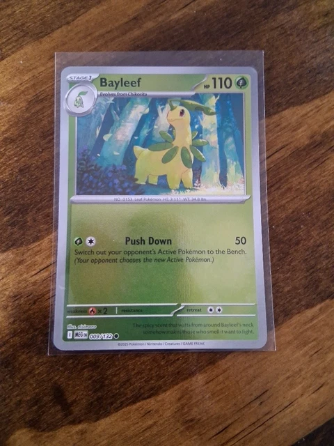 POKEMON TCG - Mega Evolution Bayleef 009/132 Reverse Holo English NM £3 ...