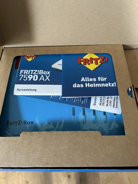 AVM FRITZ!BOX 7590 AX Ethernet-Anschluss - Weiß (20002998) EUR 169,00 ...