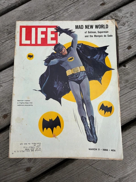 VTG LIFE MAGAZINE March 11 1966 BATMAN Cover - Great Ad Coca-Cola £21. ...