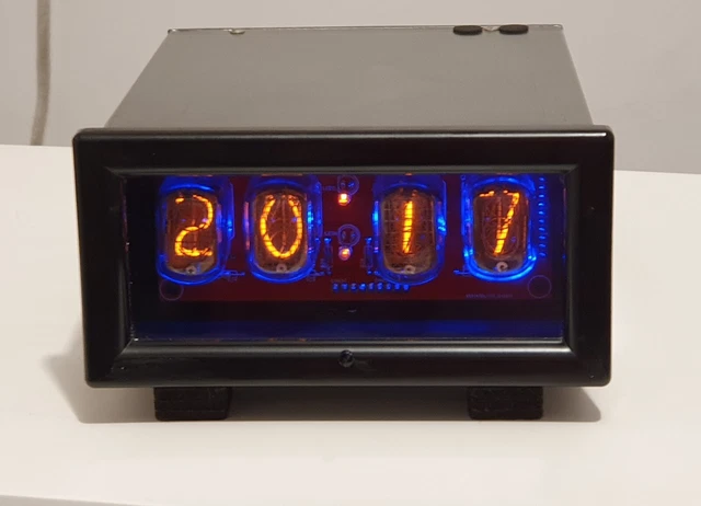 VINTAGE STYLE CLOCK with Genuine Nixie Glass Tubes (Industrial ...