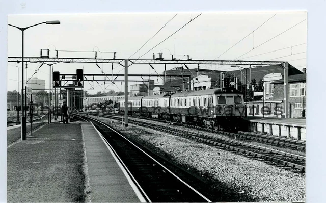 Railway Photo Class 304 3 Car Emu Arriving At Stoke 1986 Br Lmr