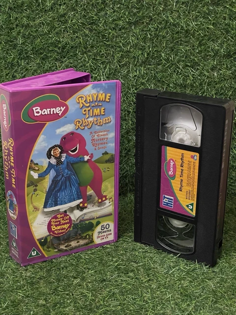 BARNEY - RHYME Time Rhythm (VHS, 2002) UK PAL Children’s Kids Video £9. ...